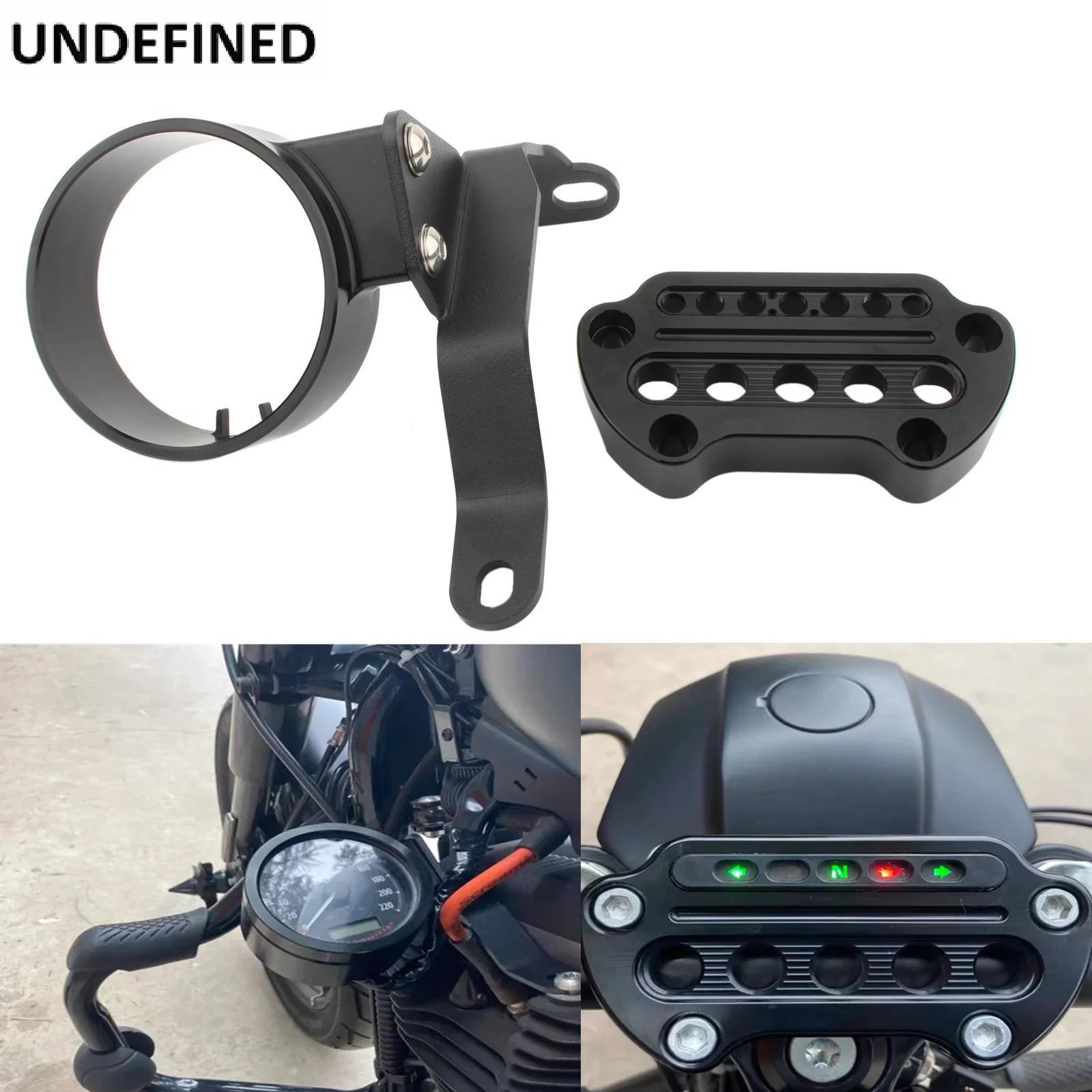 For-Harley-Sportster-883-XL-2004-2020-Instrument-Speedometer-Bracket ...