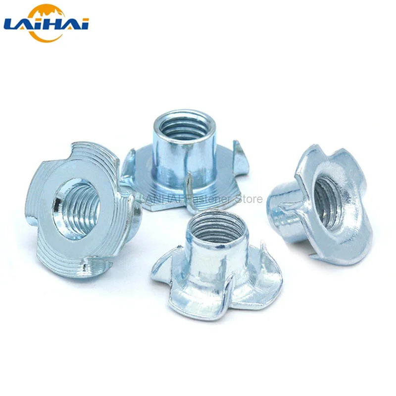 2/10/20pc M4 M5 M6 M8 M10 M12 Thickened Steel Four Claws Speaker Nut ...
