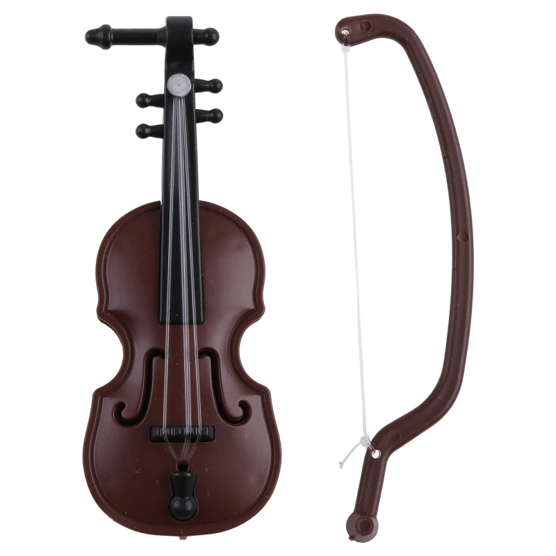 Y1UB-Mini-Violins-Ornament-Miniature-Violins-Model-with-Stand-for-Case ...