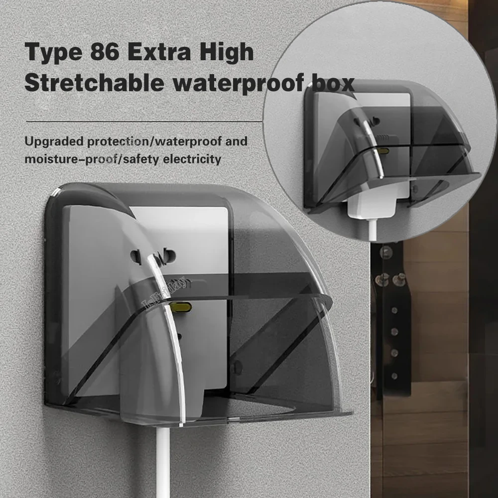 Box-Bathroom-Outdoor-Socket-Waterproof-Box-Protection-Socket-Switch ...