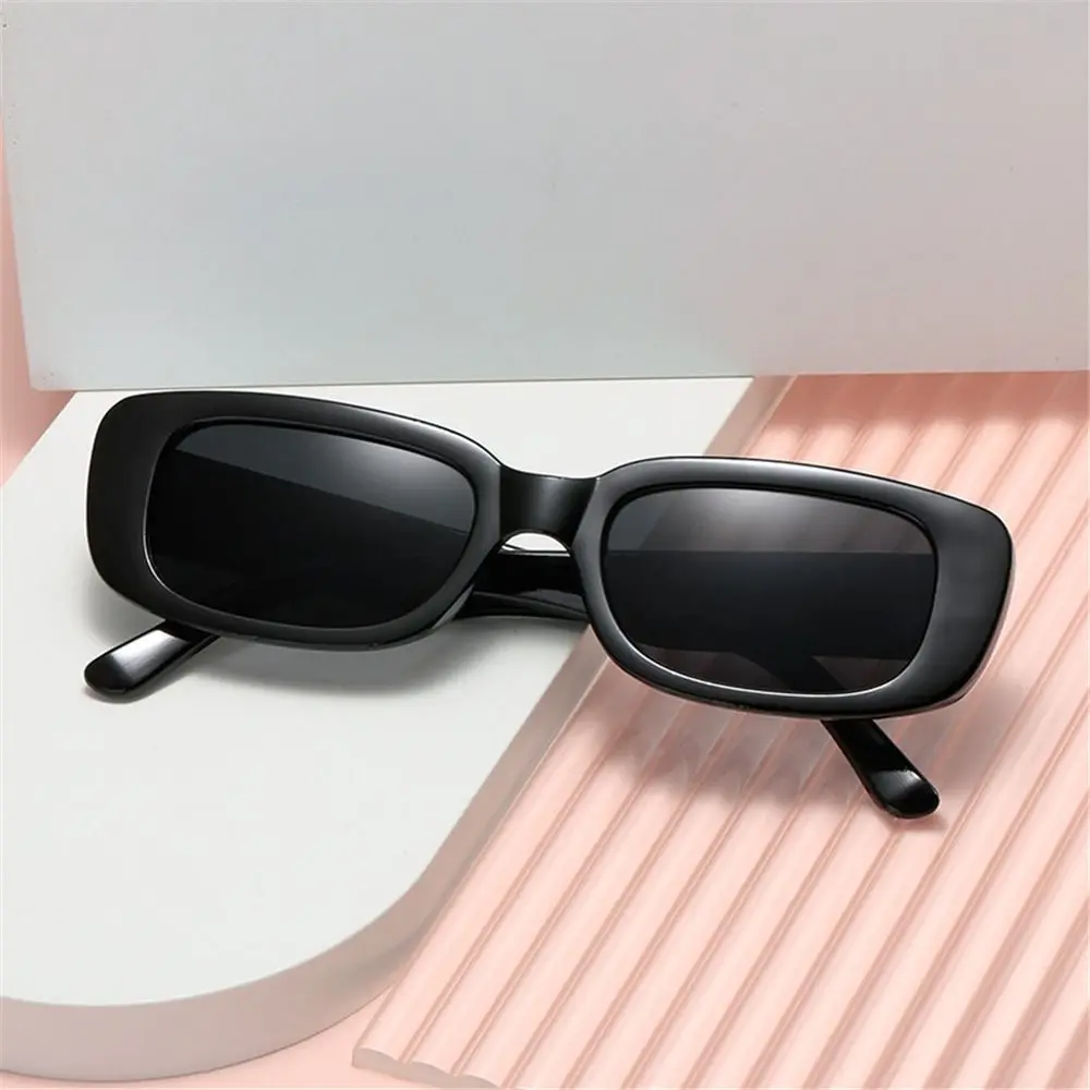 Retro-Rectangle-Sunglasses-for-Women-Men-Trendy-Fashion-Candy-Color ...