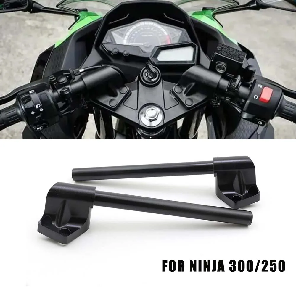 Motorcycle-Handlebar-Handle-Bar-Left-and-Right-Side-for-Kawasaki-Ninja ...