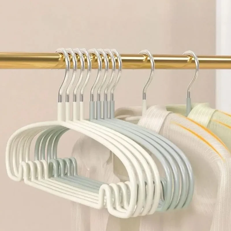 10PCS-Simple-Clothes-Hanger-Non-Slip-Dormitory-Household-Clothes ...