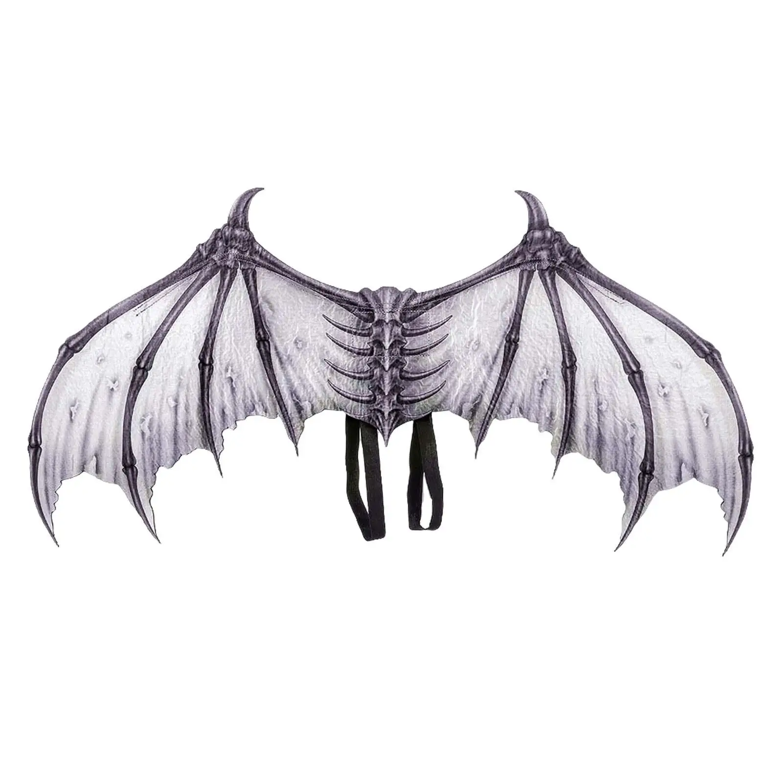 Folded Bat Wings Drawing
