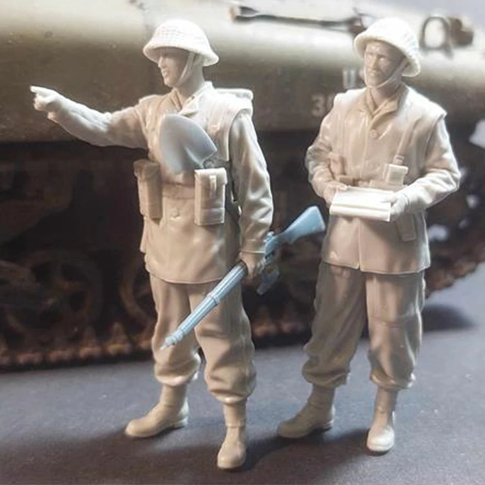 1-35-British-Infantry-Normandy-set-Resin-Model-figure-soldier-Military ...