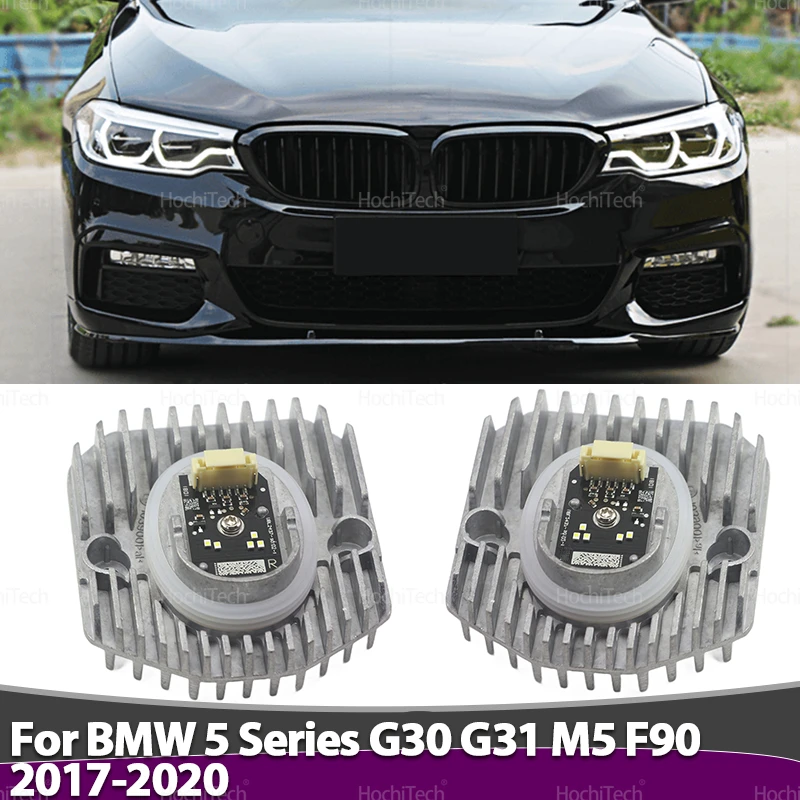 White DRL LED Modules for BMW 5 Series G30 G31 M5 F90 Pre-LCI 2017-2020 ...