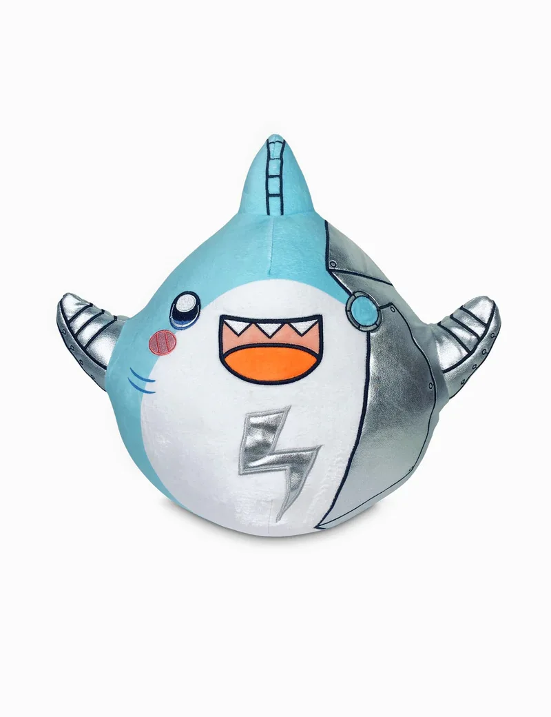 Lankybox Thicc Shark Cyborg Plush Lankybot Cyborg Plushies Toy Foxy ...