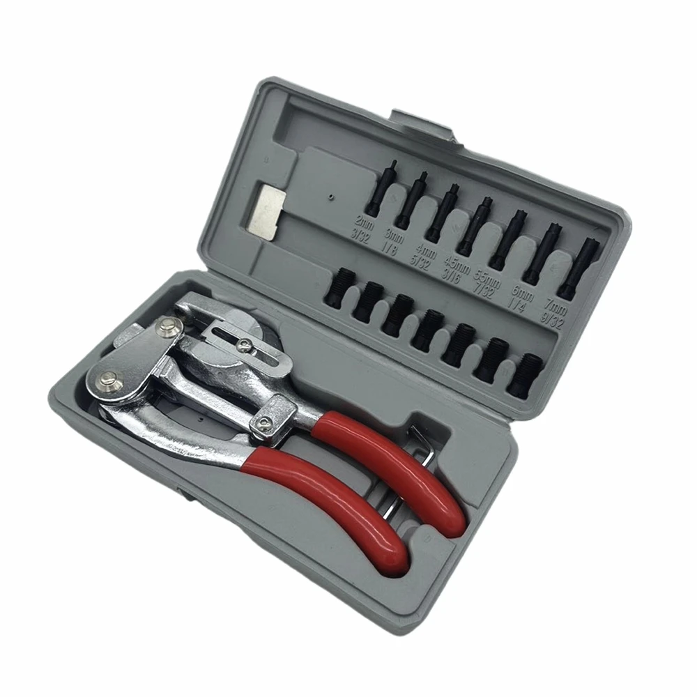 Hand-Held-Punch-Kit-Carbon-Steel-Iron-Plastic-Hole-Punch-Pliers-Puncher ...