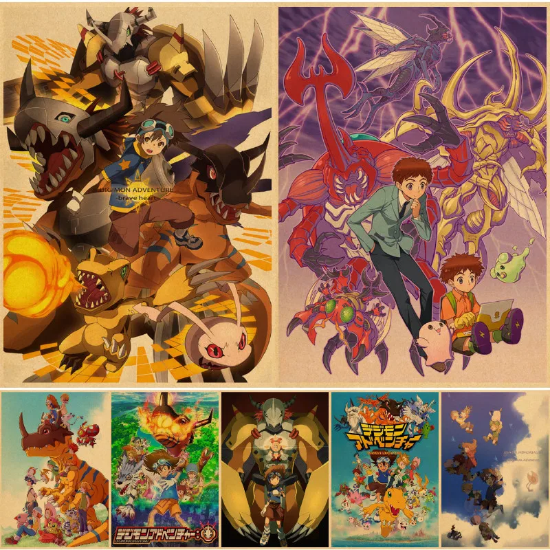 Japanese Digimon Poster: The Ultimate Wall Art for Anime Fans and ...