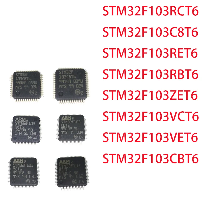 NEW-STM32F103RCT6-STM32F103C8T6-STM32F103RET6-STM32F103RBT6-STM32F103ZET6-STM32F103VCT6 ...