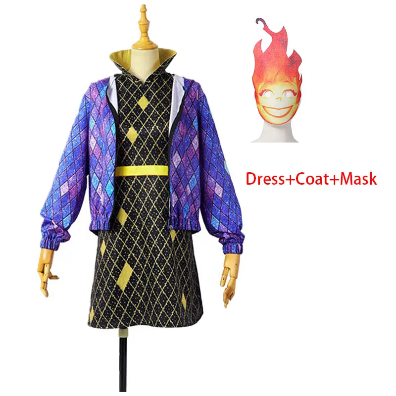 Disfraz de Crazy Elemental City para niñas, traje de la película Water ...