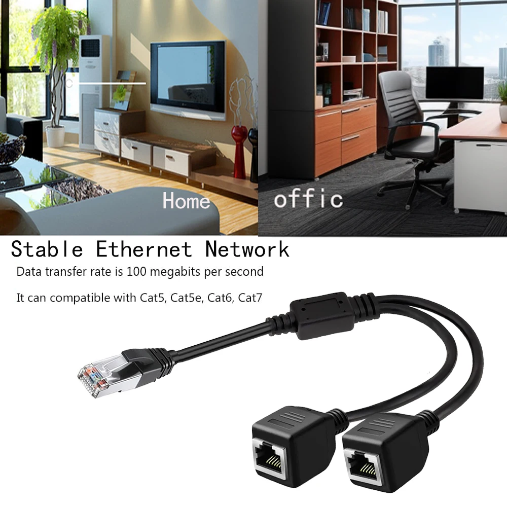 1-Male-to-2-Female-2-Ways-RJ45-Ports-Ethernet-Network-Splitter-Adapter ...