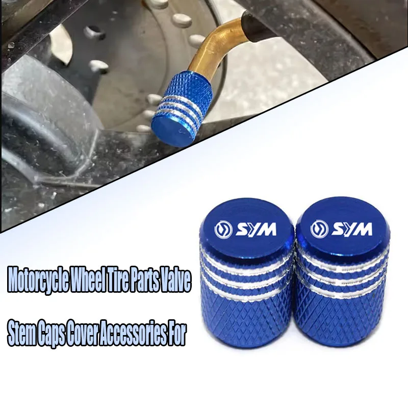 Motorcycle Wheel Tire Parts Valve Stem Caps Cover Accessories For SYM ...