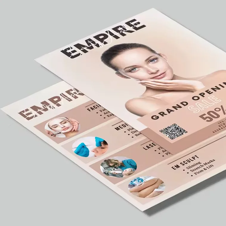 200pcs-size-A5-A6-Customized-Printing-Paper-Discount-Flyer-Advertising ...
