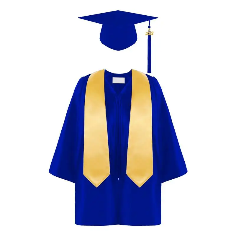 Graduation-Uniform-For-Kids-Children-Gowns-Robe-Caps-Universal ...