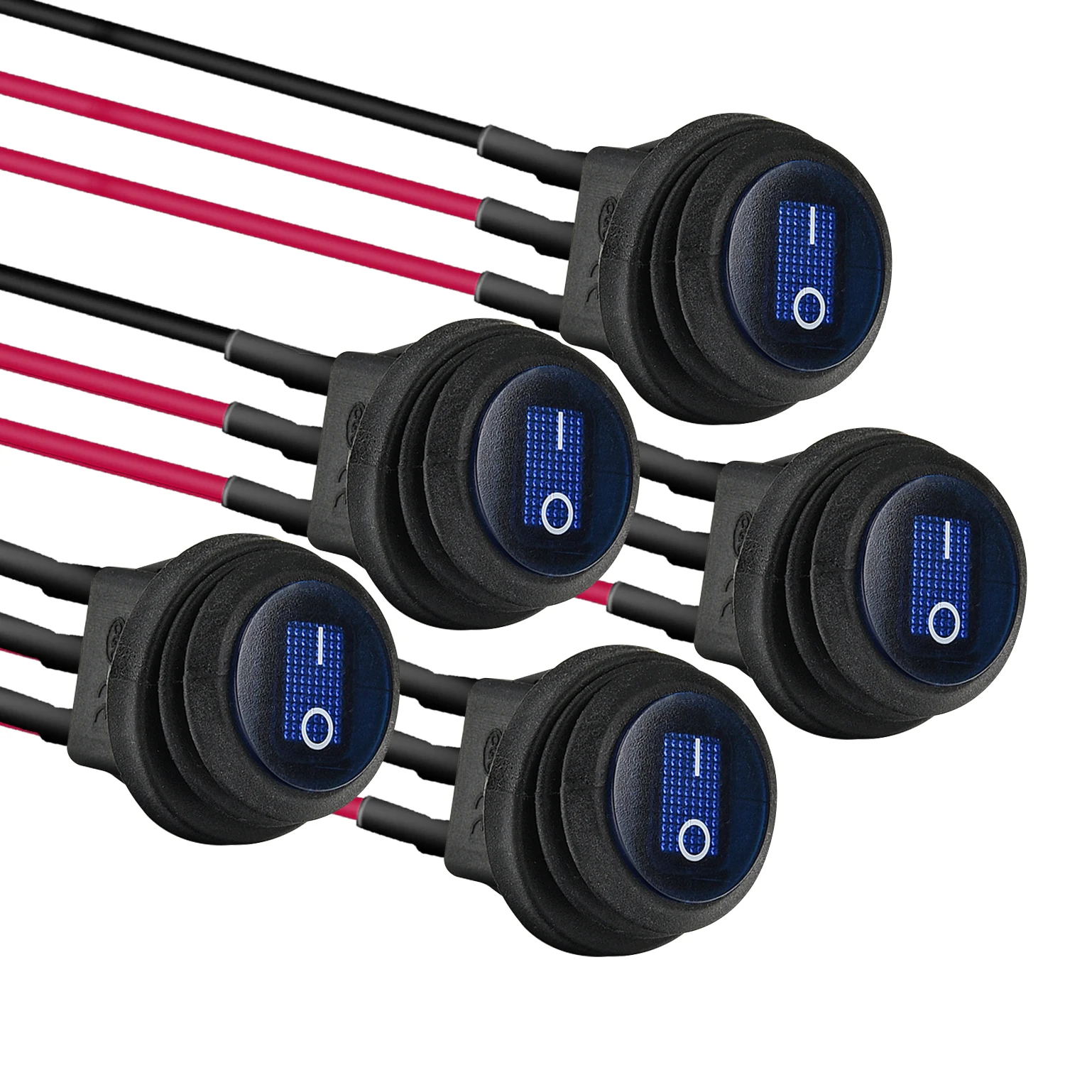 APIELE-5PCS-Waterproof-Round-Rocker-Toggle-Switch-20CM-Pre-Wired-2 ...