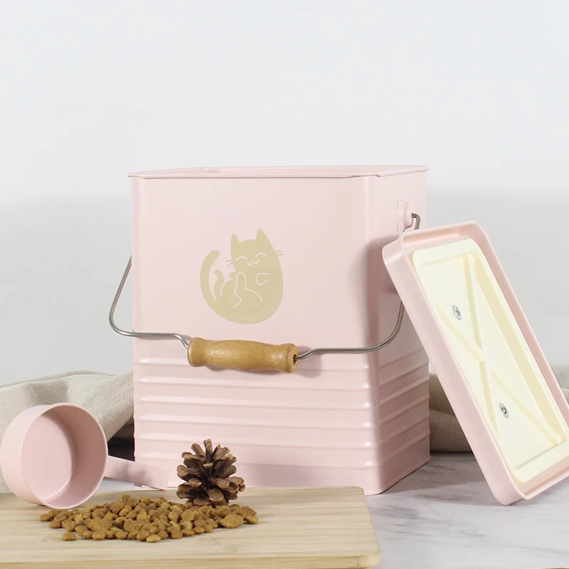 Dog-Cat-Food-Storage-Container-Farmhouse-Pet-Food-Storage-Container ...