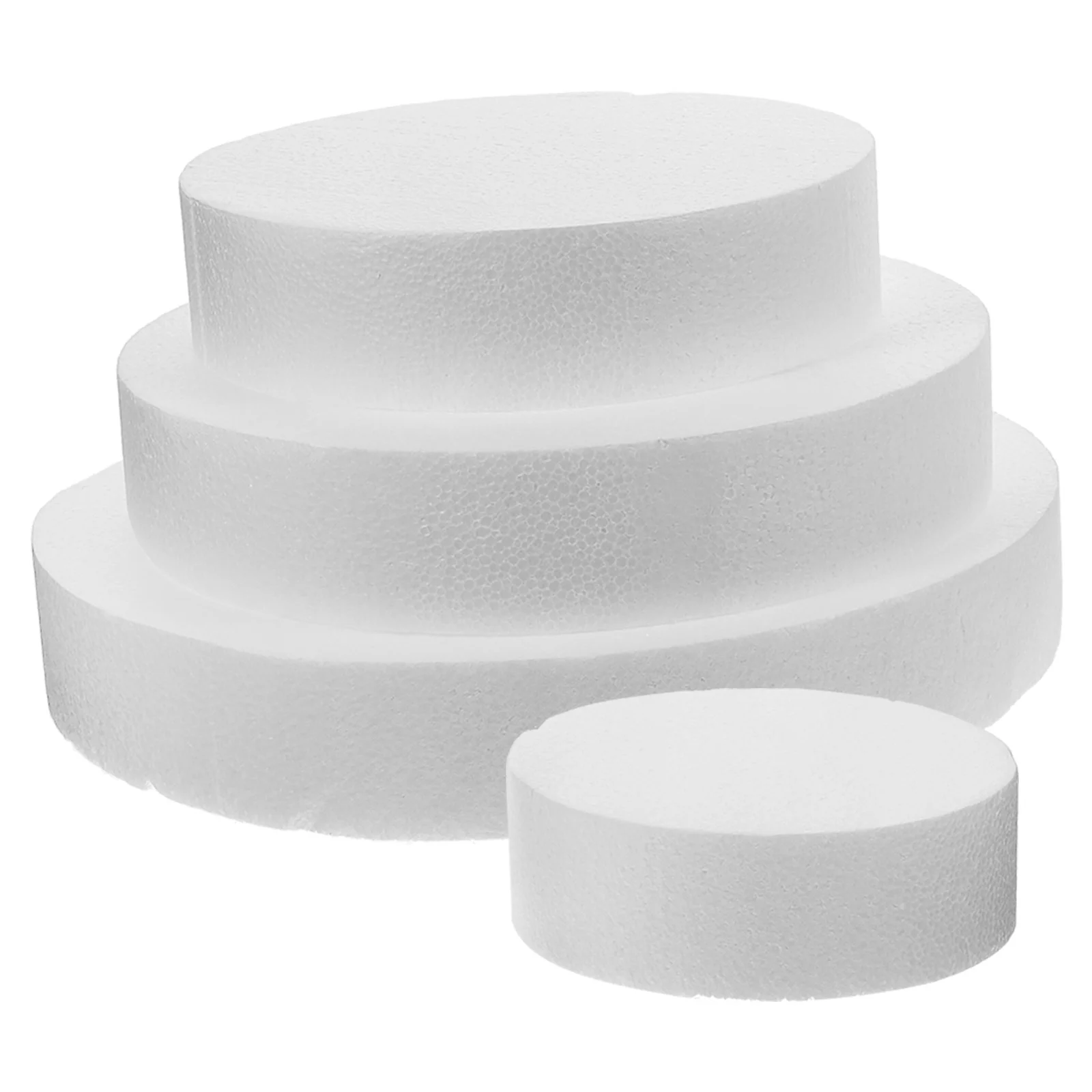 4 Pcs Bakery Cake Prop Dummies DIY Foams Craft Practicing Mold Fake ...