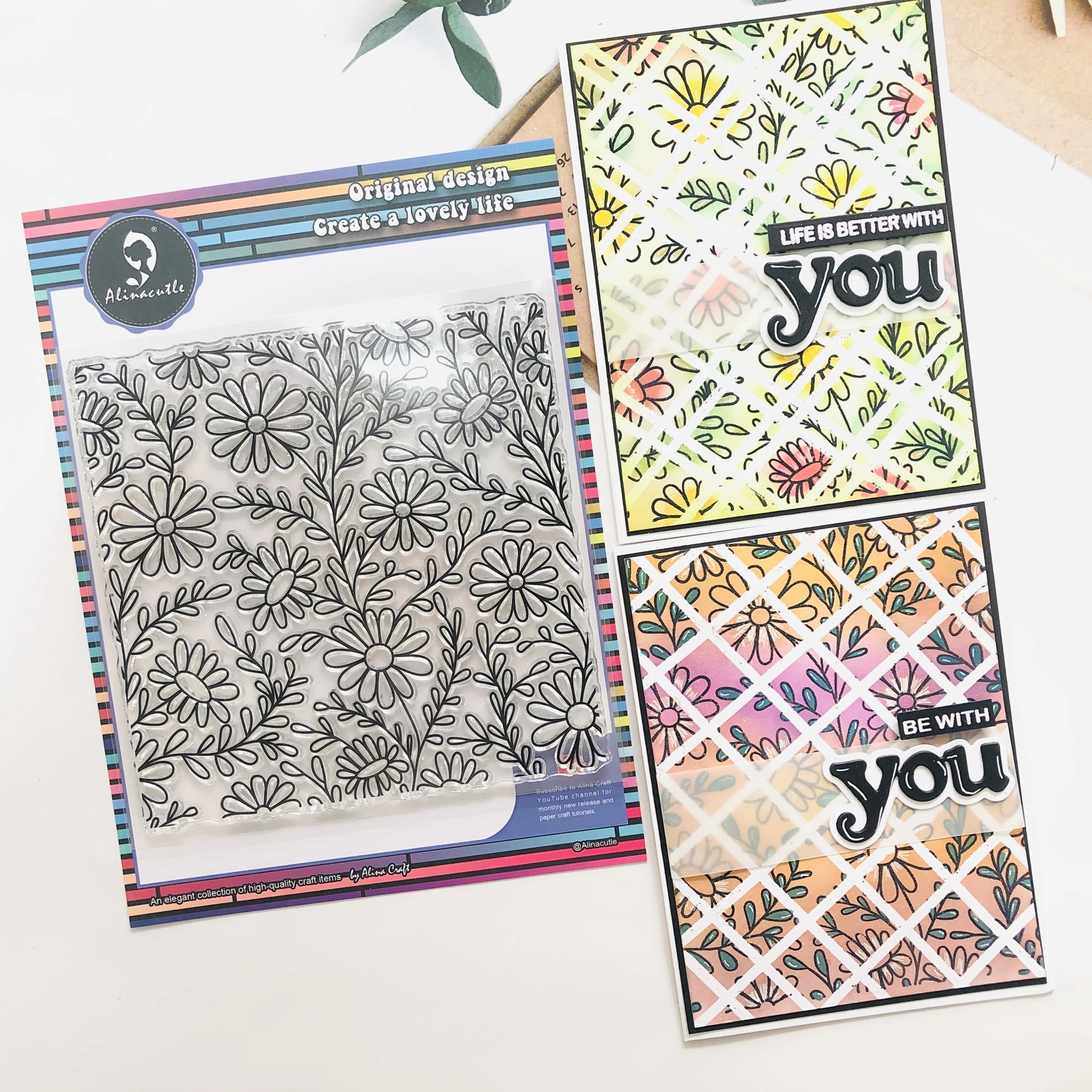 Alinacutle-CLEAR-STAMPS-Wild-Floral-Flower-Bloom-Scrapbooking-Card ...