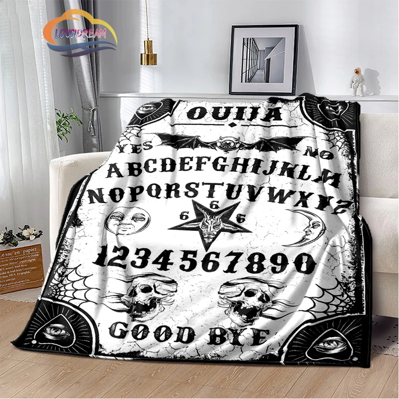 Satanic-Gothic-Witchcraft-Blanket-Ouija-Board-with-Hands-Occultism ...