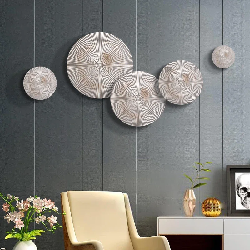 Modern-Wood-Round-Shape-Wall-Sticker-Decoration-Home-Livingroom-Wall ...