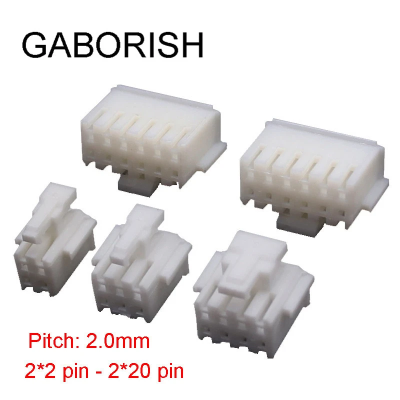 Micro Mini Phb 2.0mm 2x2p 2x3p 2x4p 2x5p 2x20 Pin Female Housing Connector Phsd Connector 2x10p ...