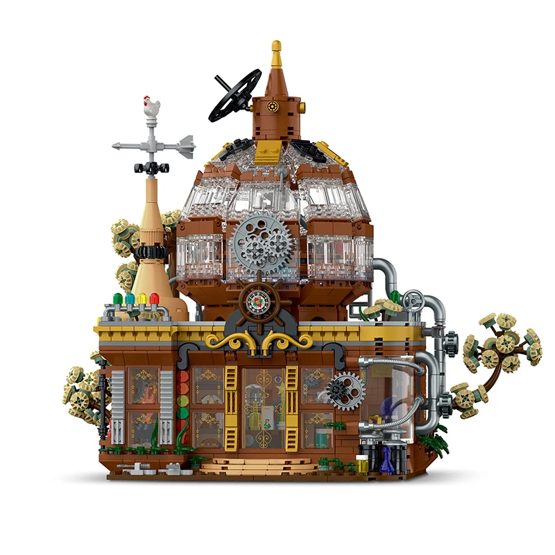 Steampunk-Magic-Shop-Model-Building-Blocks-Medieval-Street-View-MOC ...