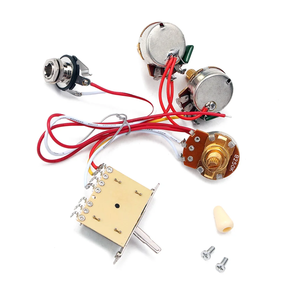 Guitar Harness Potentiometer Toggle Wiring Potentiometers Pots Audio ...