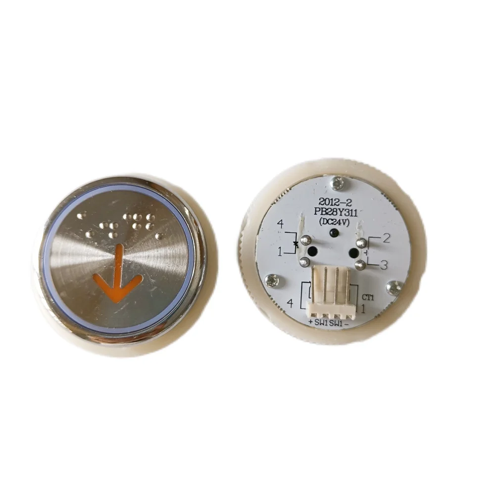 PB28 Elevator Button PB28Y311 DC24V Orange Light Llift Accessories