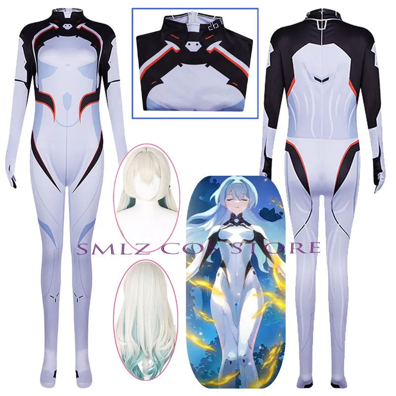 Game Honkai Star Rail Firefly Cosplay Costume Firefly Jumpsuit White ...