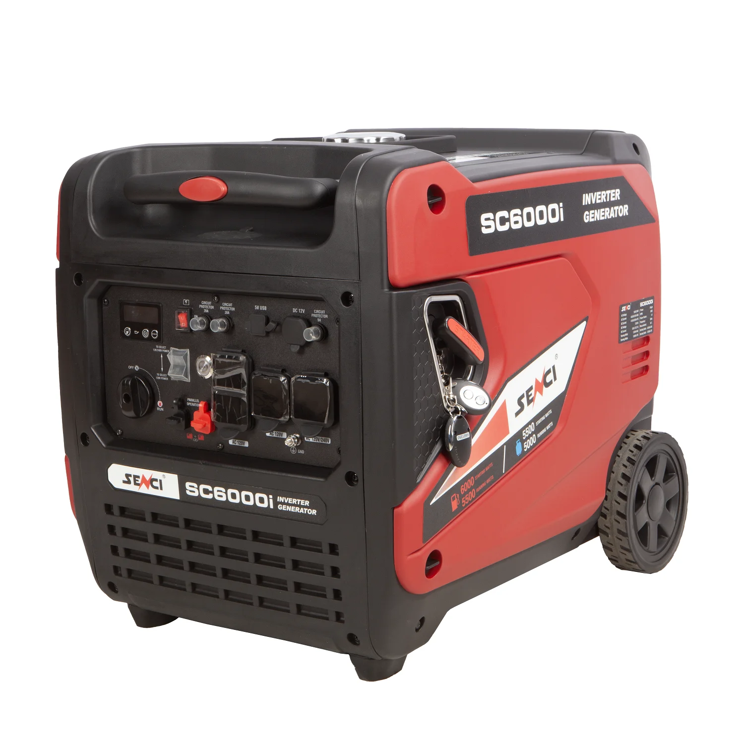 【Hot】Senci 5.5kw Silent Inverter Generator Dual 120V 240V Sine Wave ...