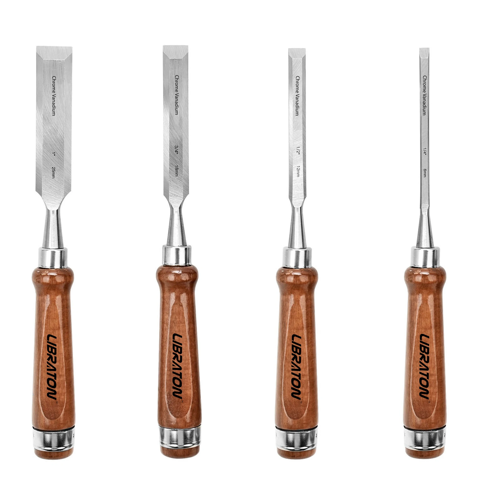 Libraton-4-pezzi-Set-di-scalpelli-per-la-lavorazione-del-legno-Set-di ...