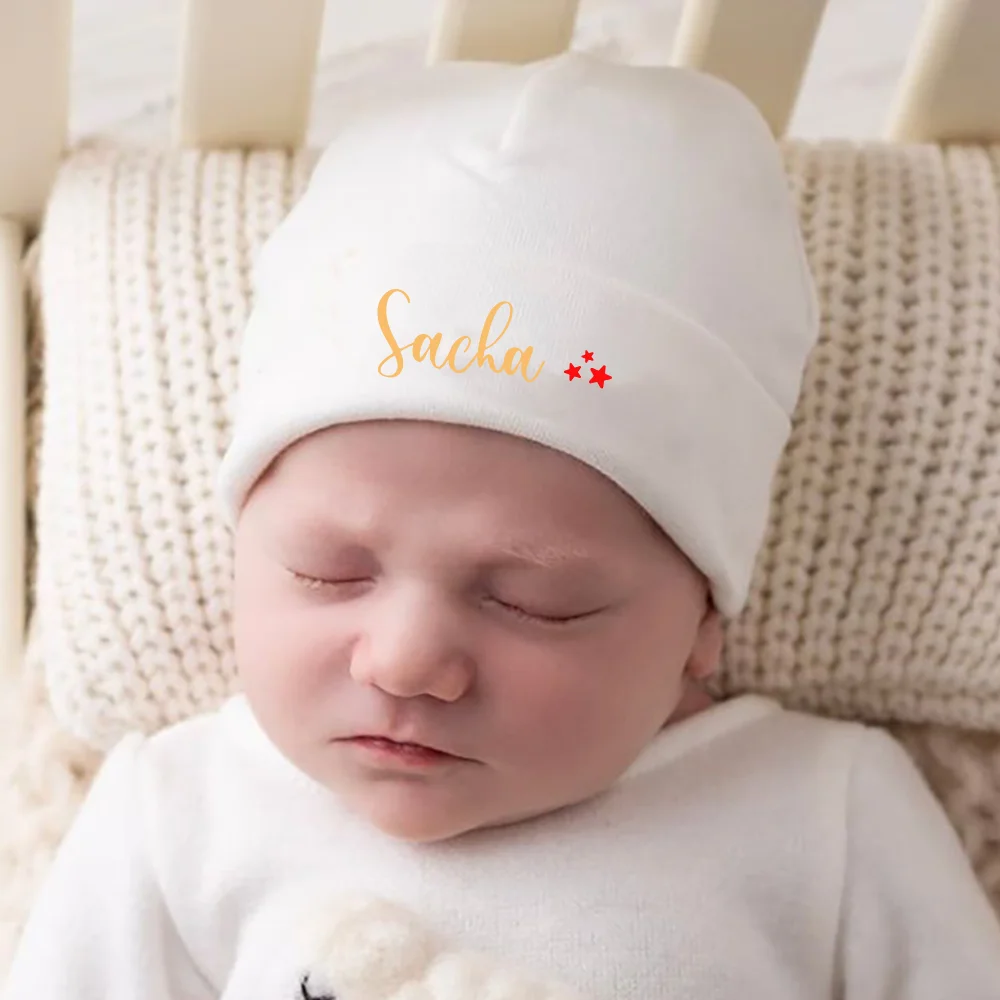 Personalized-Baby-Birth-Hat-Newborn-Baby-Name-Beanie-Hospital-Hat ...