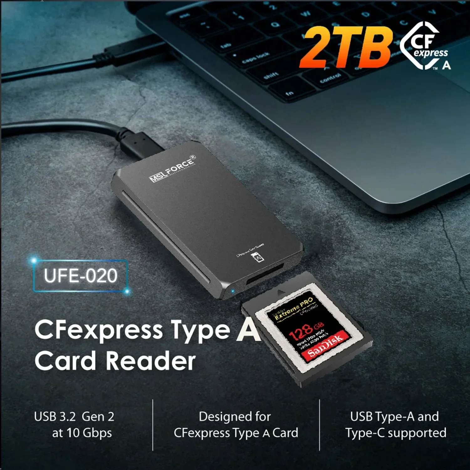 CF-Express-Card-Reader-USB-C-3-0-Gen-2-10Gbps-cfexpress-Memory-Card ...