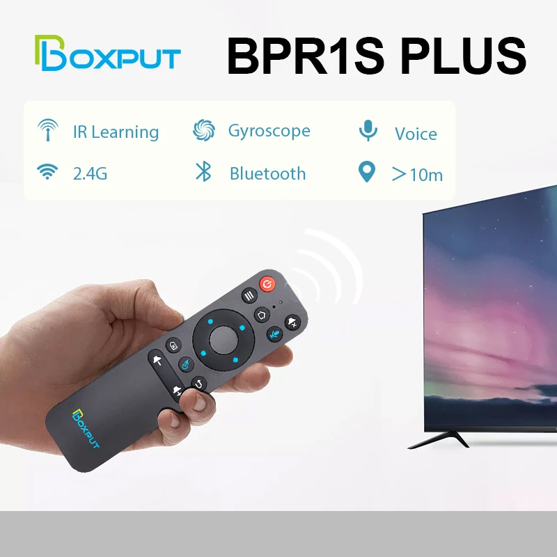 Bpr1 Bpr1s Plus 2.4g Sem Fio Usb Receptor Caixa De Tv Controle Remoto ...