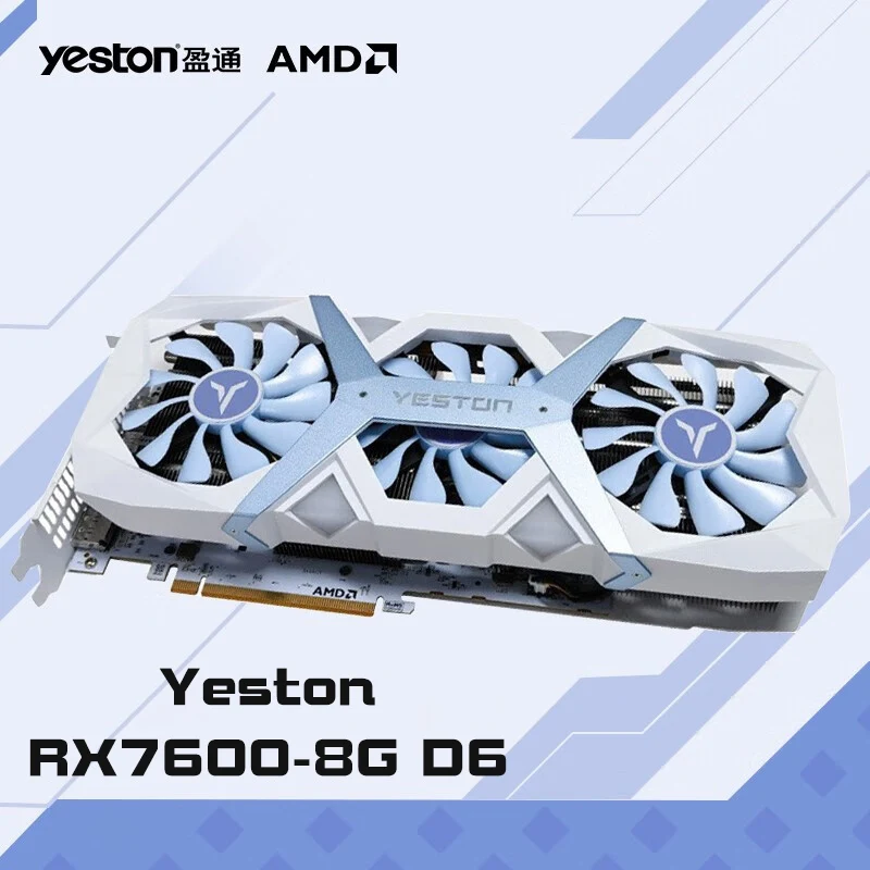 Yeston-AMD-RX7600-RX6650XT-8G-DDR6-gaming-expert-Earth-God-desktop ...