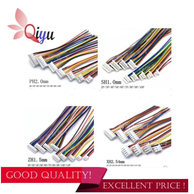 1.0 1.25 1.5 2.0 2.54, SH, JST, ZH, PH, XH, 1.0mm, 1.25, 1.5, 2.0, 2.54mm 핀, 7, 8, P 라인 암 커넥터, 2 ...