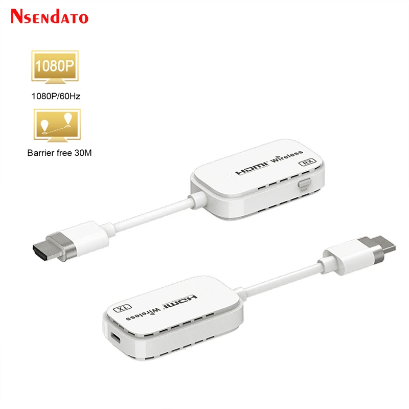 Wireless HDMI Type C Diaplay TV Stick Adapter Extender 1080P 30M HDMI ...