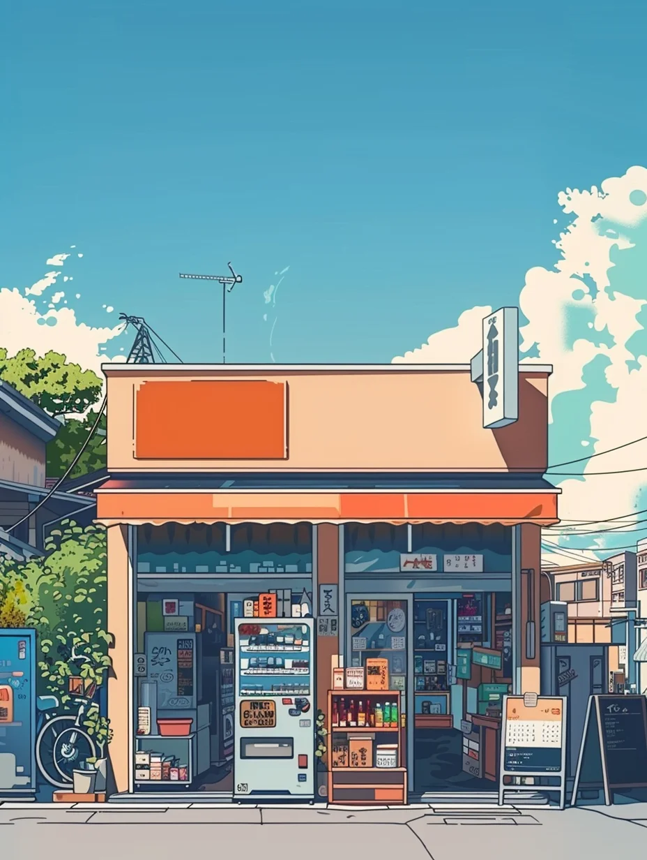 Drofe-Painting-By-Numbers-Japanese-Stores-Drawing-On-Canvas-Acrylic ...