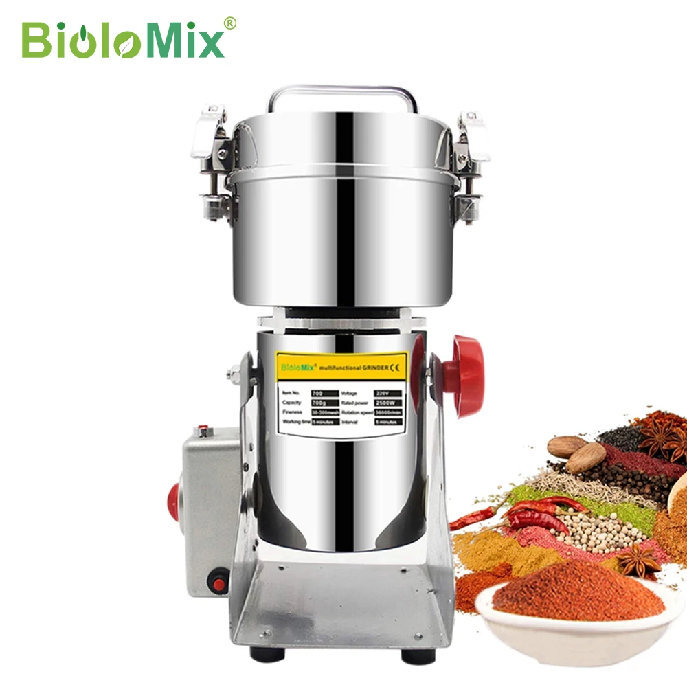Biolomix 800g 700g Grains Spices Hebals Cereals Coffee Dry Food Grinder ...