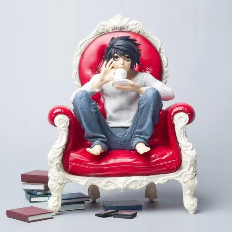 Death-Note-L-Lawliet-Anime-Action-Figure-Estatueta-Watari-e-L-Yagami ...