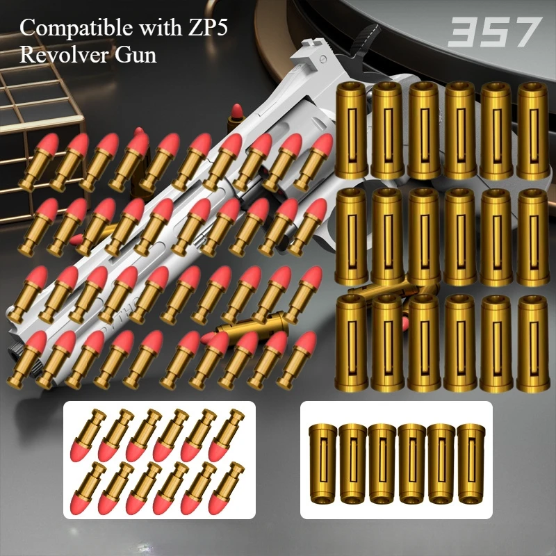 Soft Bullet Compatible with ZP5 Revolver Gun Burst 357 Simulation ...