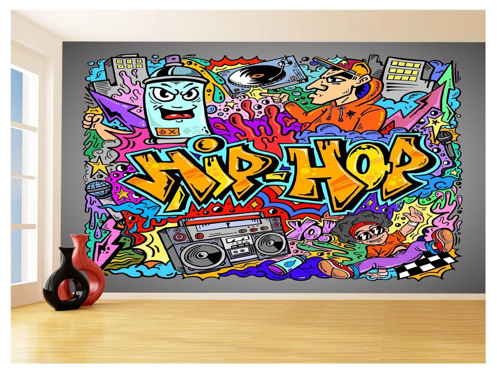 3d Hip Hop Graffiti Wallpaper