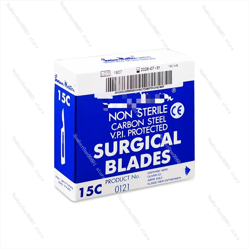 100Pcs-Carbon-Steel-Scalpel-Surgical-Blade-15C-11-15-11P-10-20-10A-12 ...