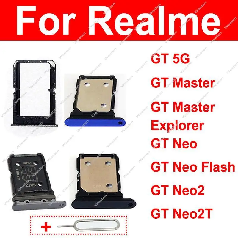 SIM-Card-Tray-For-Realme-GT-GT-Master-Explorer-GT-Neo-Flash-Neo2-Neo2T ...