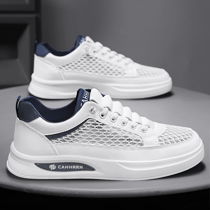 Mesh Shoes For Men Summer Sneakers Casual Breathable Outdoor Running ...