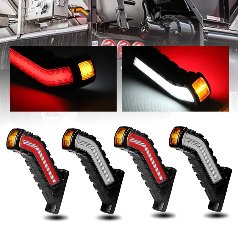 2x-LED-Side-Marker-Lights-Flowing-Turn-Signals-Lamp-Universal-For-Cars ...