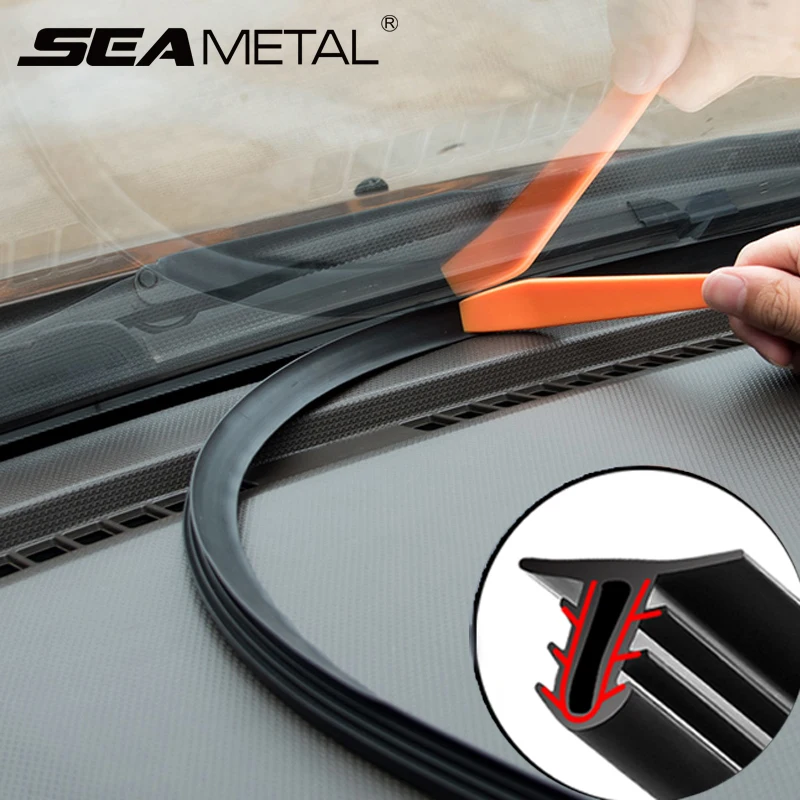 160cm Dashboard Gap Filler Seal Strip Universal Waterproof Rubber ...