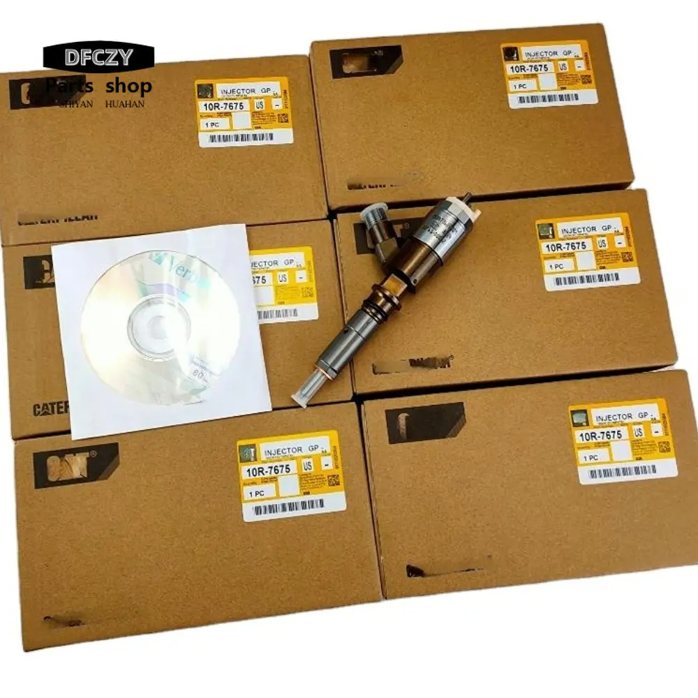 Inyector de combustible para motor de excavadora Caterpillar, 10R-7675 ...