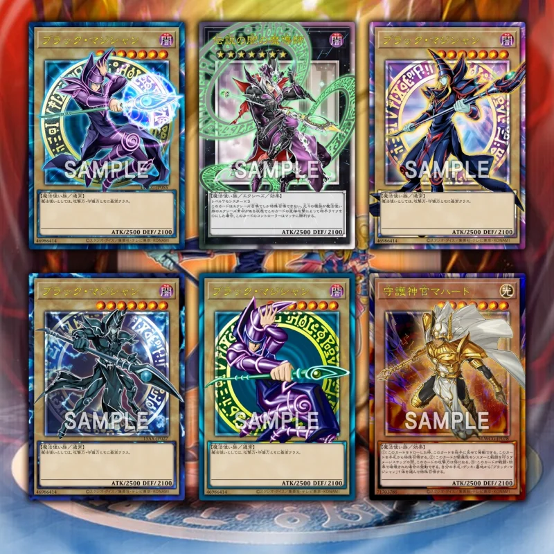 12Pcs-Set-Yu-Gi-Oh-Cards-Dark-Magic-Attack-Anime-Game-Characters-Self ...